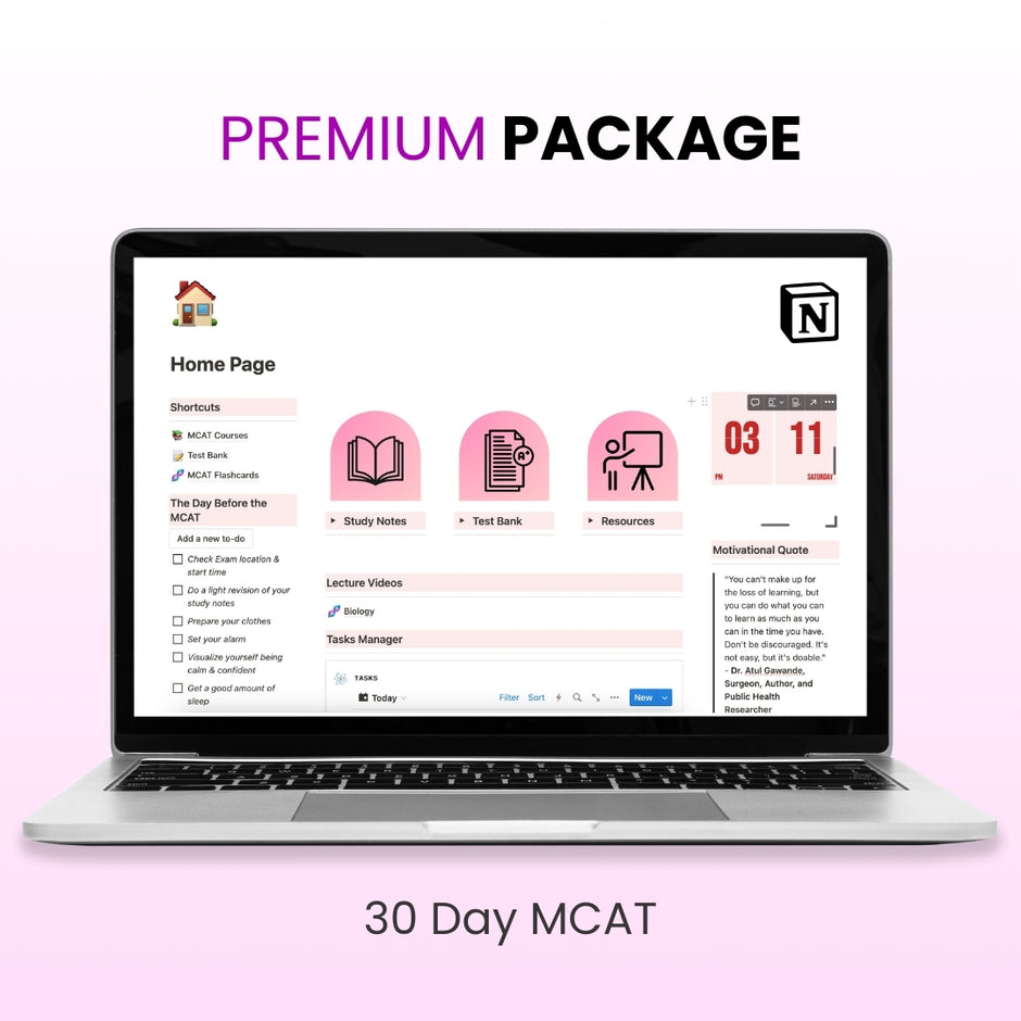 All Products – 30 Day MCAT